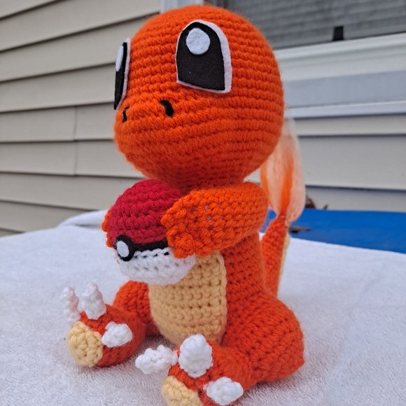 charmander plush crochet pattern